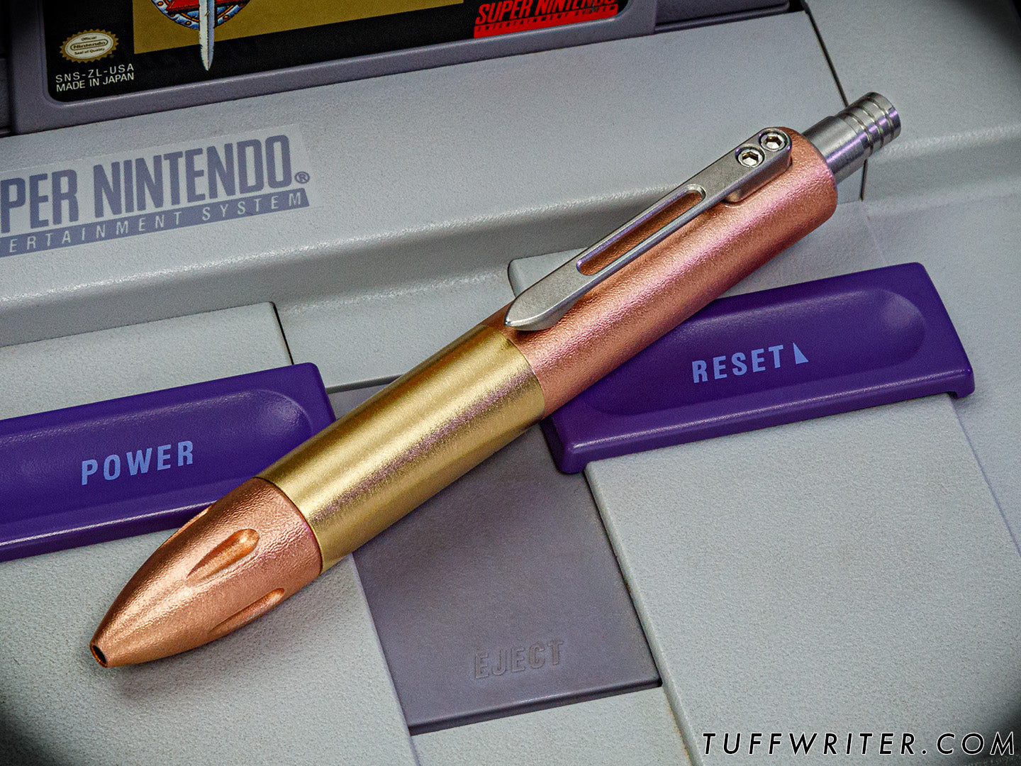 Tuff Writer - Mk2 Heavy SPECIAL MISSION Pen - Copper Satin/Brass
